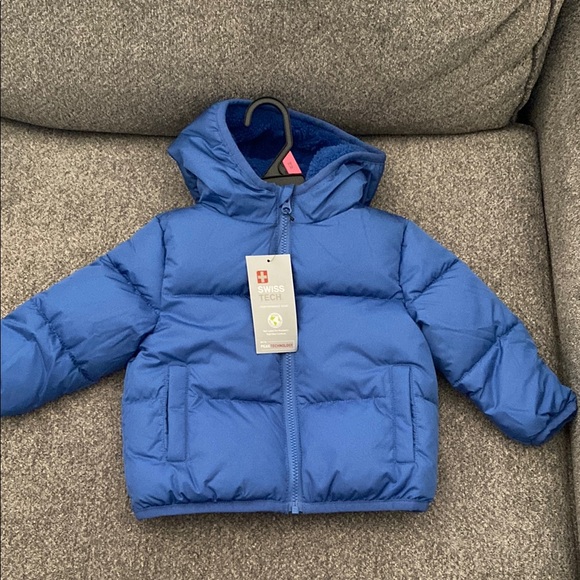 Swiss Tech | Jackets & Coats | Swiss Tech Kids Blue Puffer Jacket ...